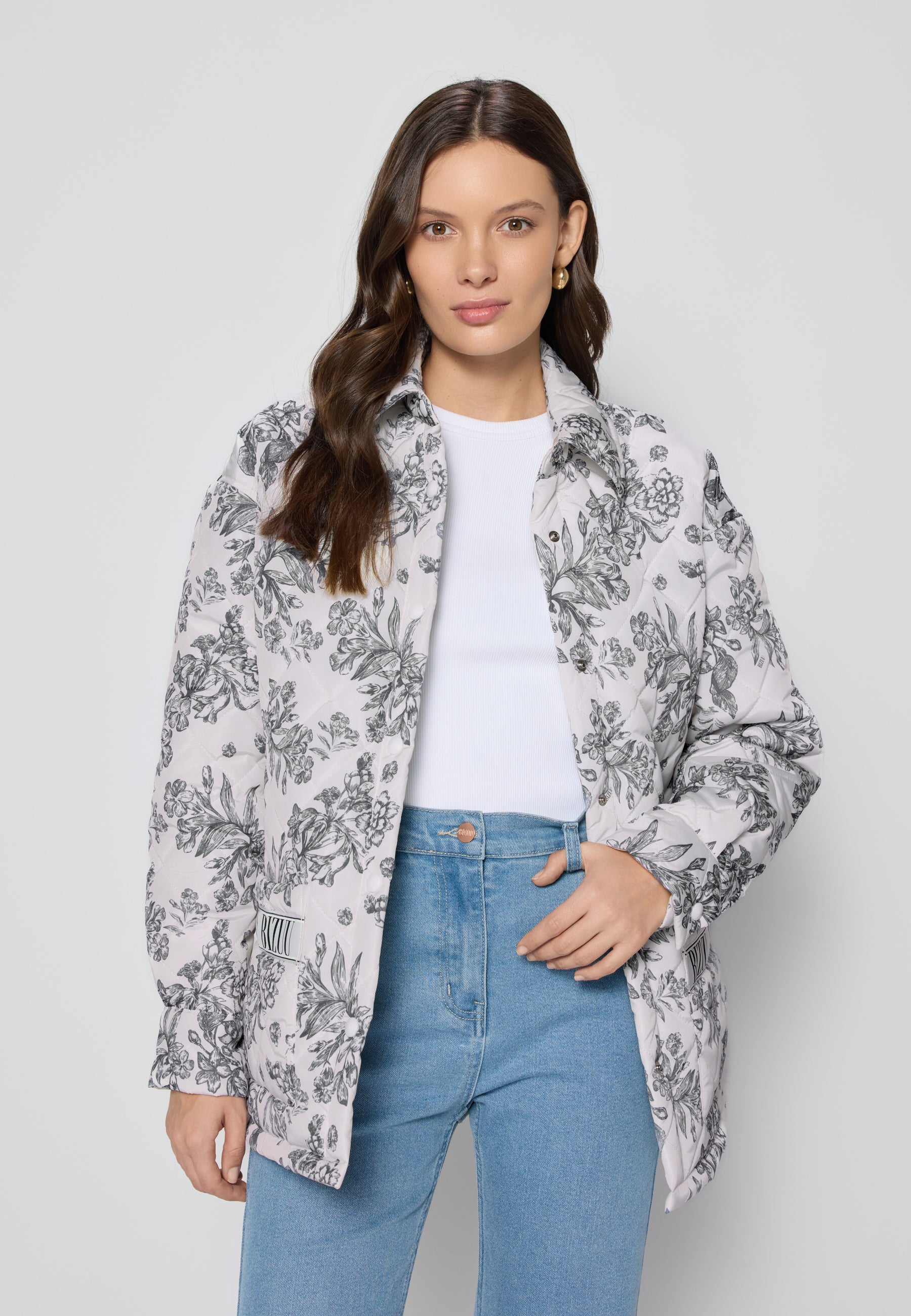Women's quilted oversize jacket MARIN – Bizuu