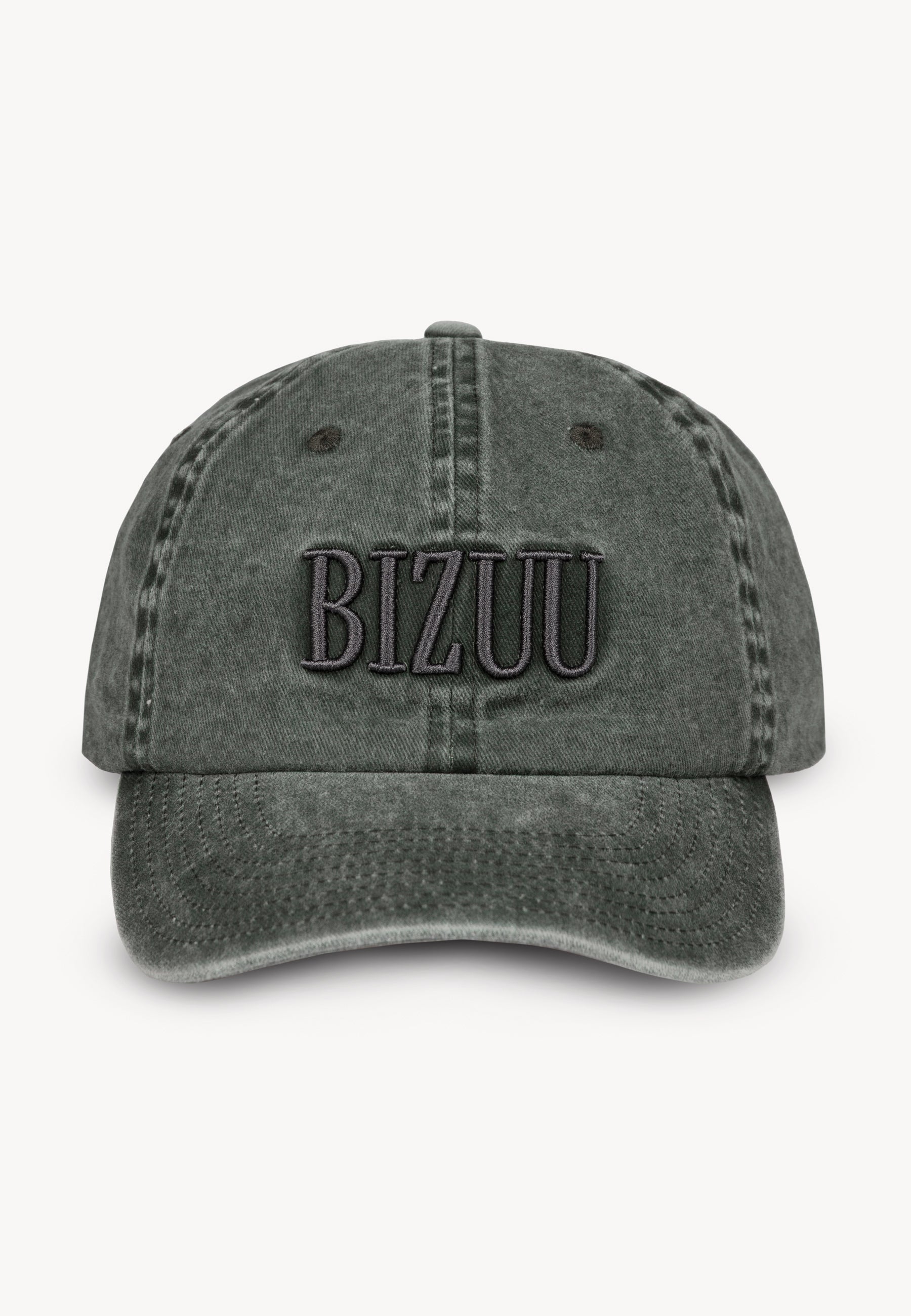 Gray baseball cap with logo ZANE – Bizuu